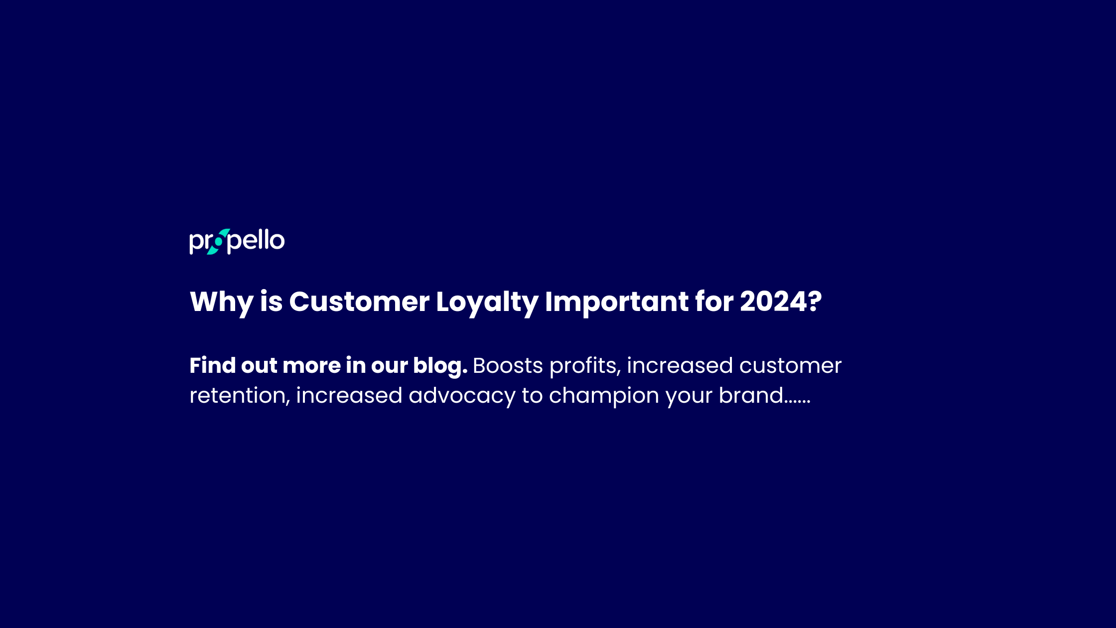 Why is Customer Loyalty Important for 2024? - Find Out Here